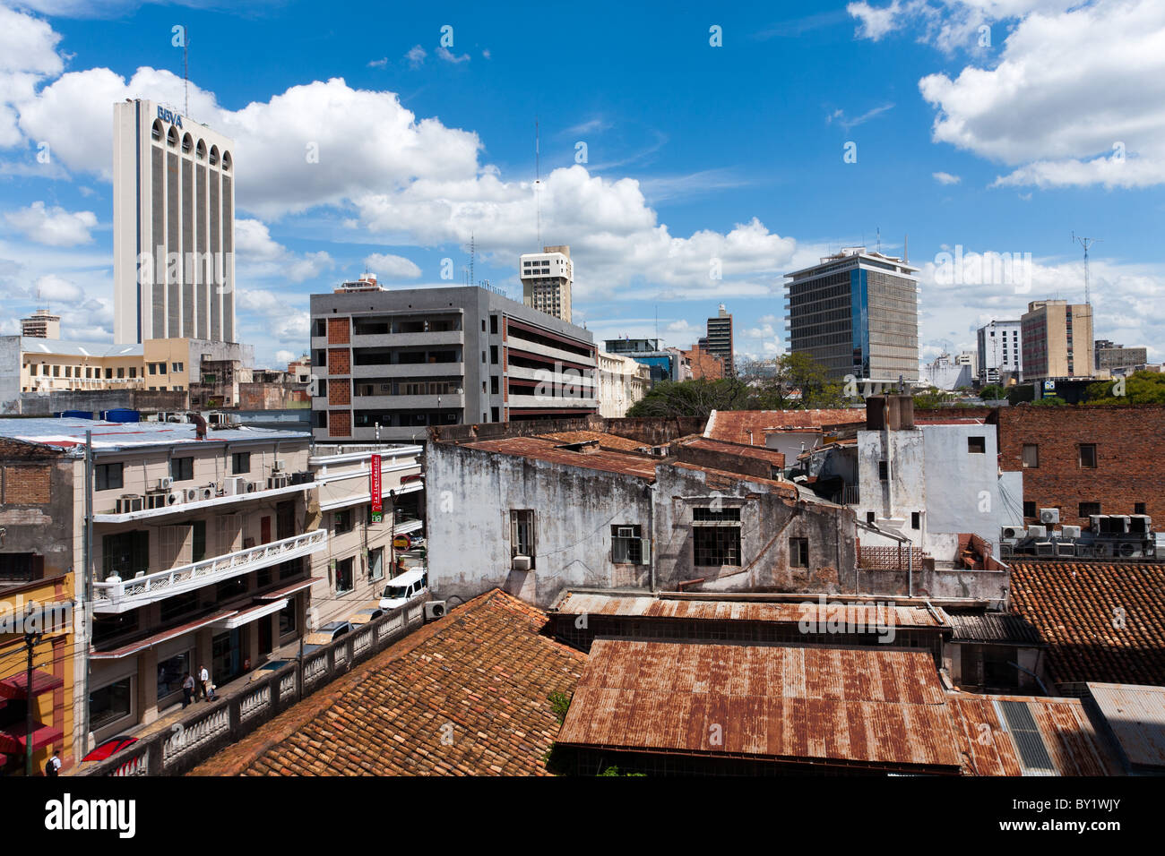 Downtown cityscape asuncion paraguay Banque de photographies et d ...