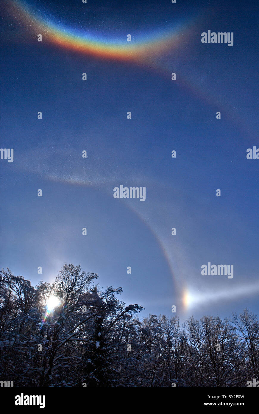 Sun dogs Banque de photographies et d’images à haute résolution - Alamy