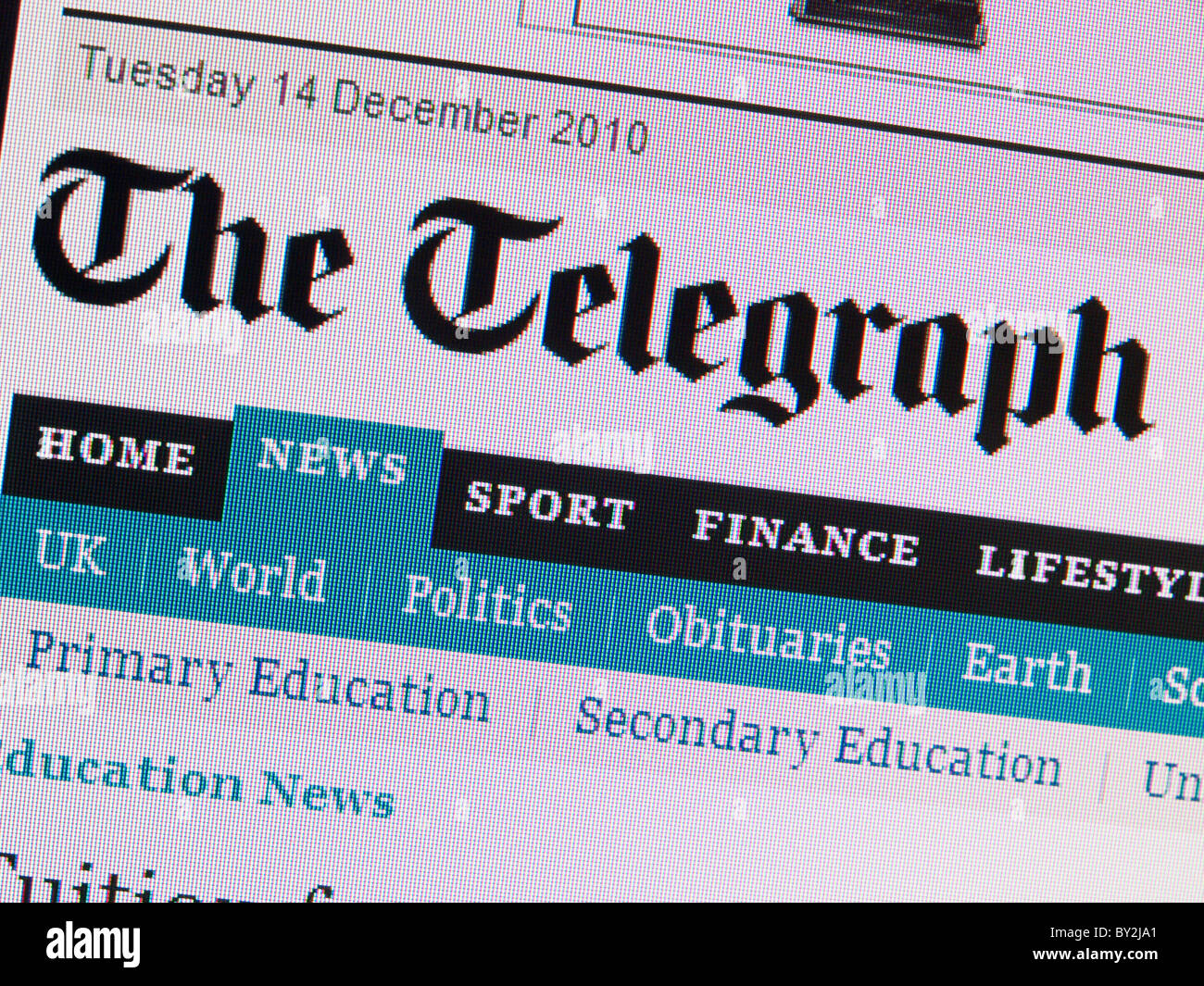 Daily telegraph newspaper Banque de photographies et d’images à haute ...