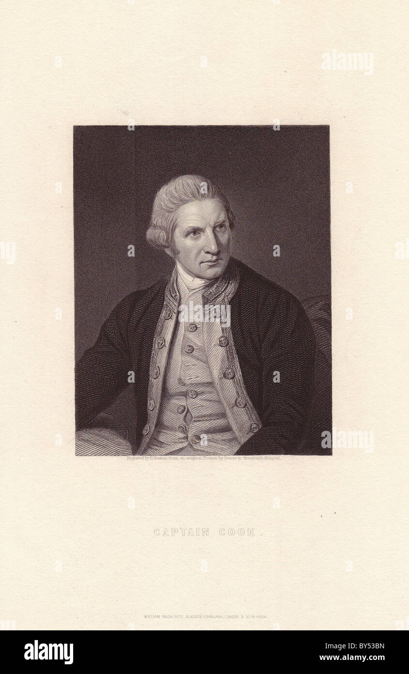 Captain james cook portrait Banque de photographies et d’images à haute ...