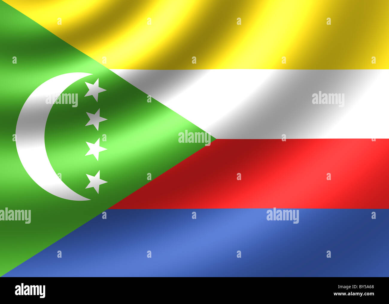 Drapeau des comores Banque de photographies et d’images à haute ...