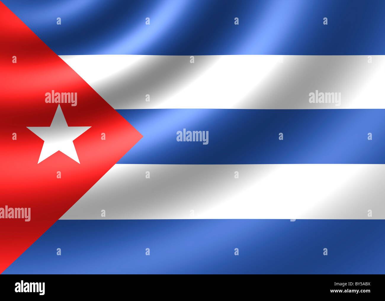 Drapeau de cuba Banque de photographies et d’images à haute résolution ...