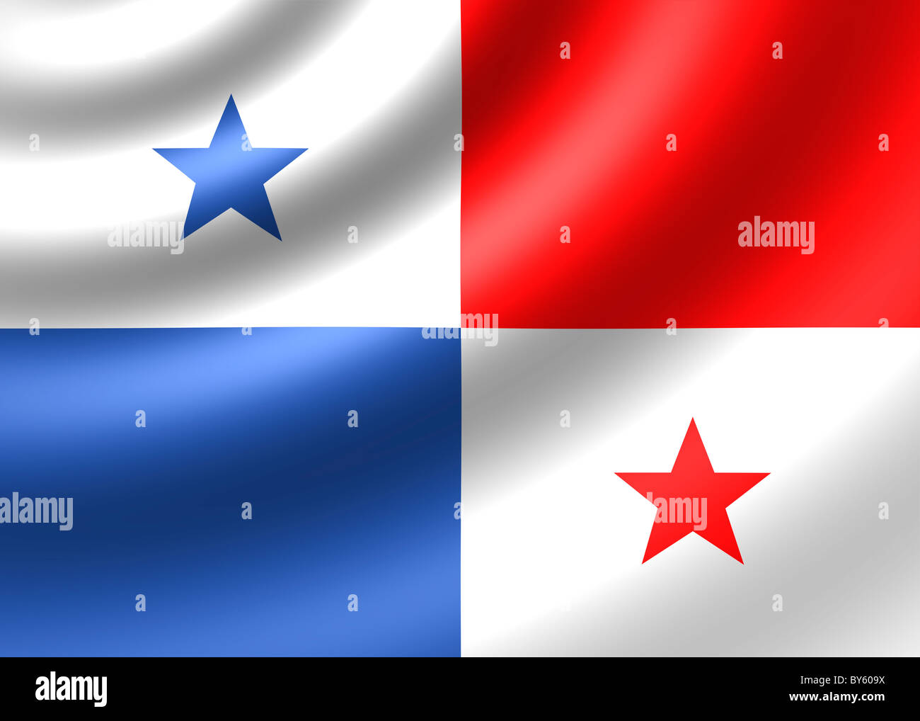 Drapeau panama Banque de photographies et d’images à haute résolution ...