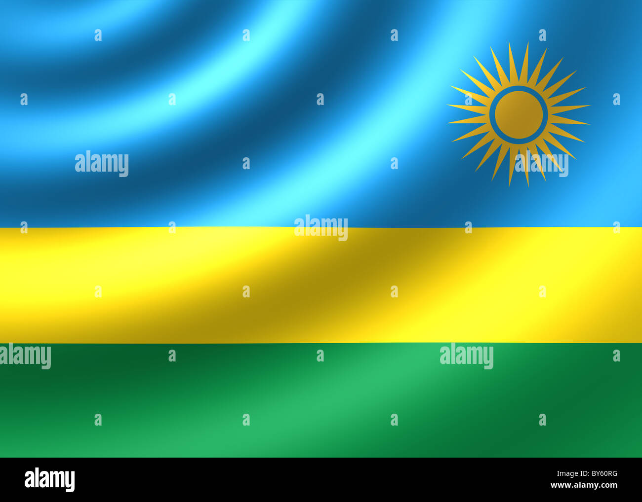 Drapeau rwanda Banque de photographies et d’images à haute résolution ...