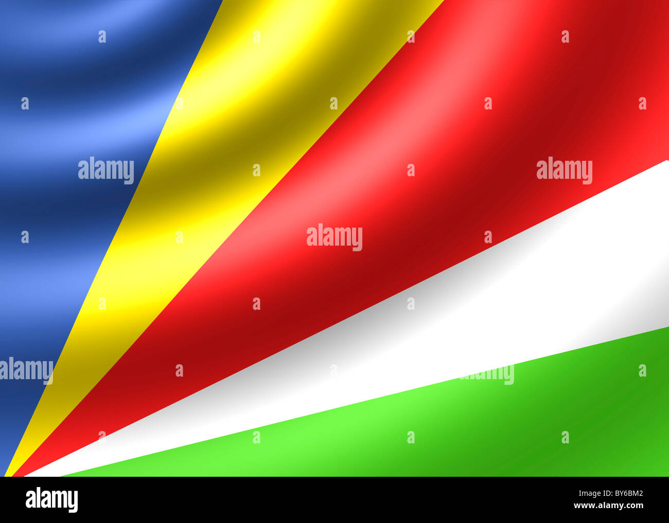 Drapeau seychelles Banque de photographies et d’images à haute ...