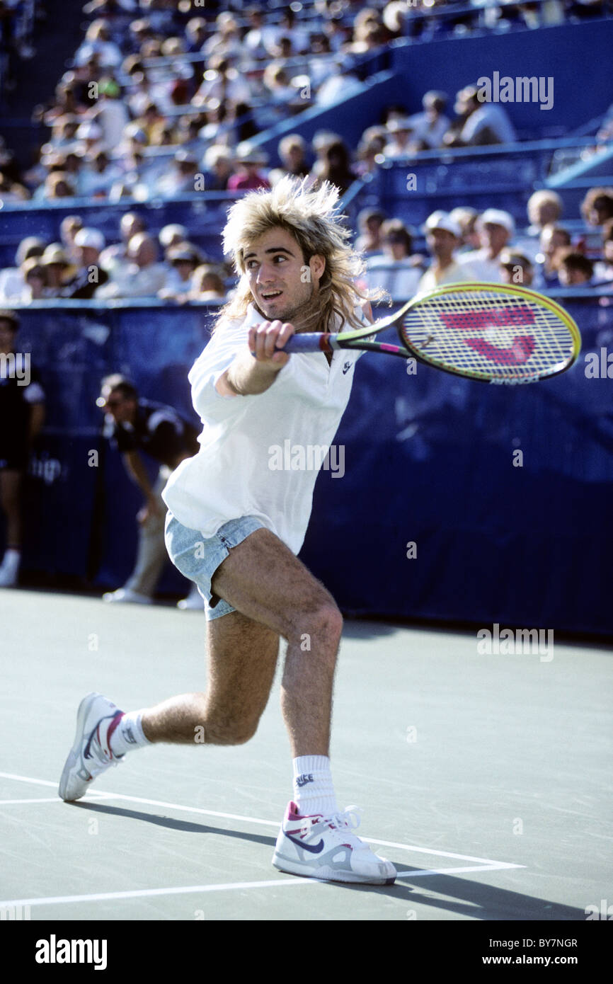 Andre agassi 1989 nous ouvrir Banque de photographies et d’images à ...