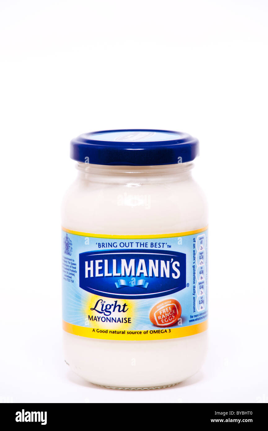Un pot de mayonnaise hellmanns Banque de photographies et d’images à ...