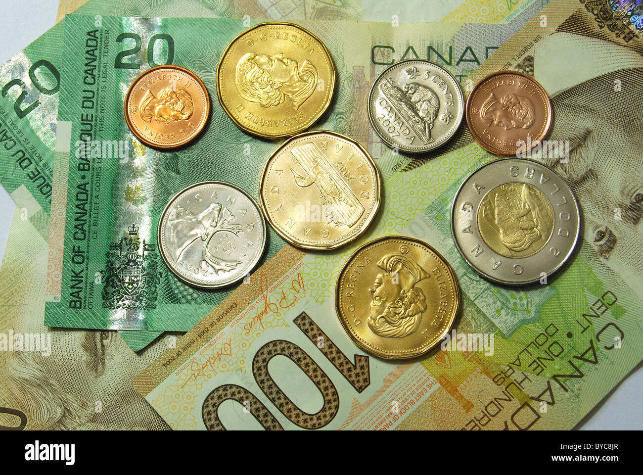 Monedas canadienses Banque de photographies et d’images à haute ...