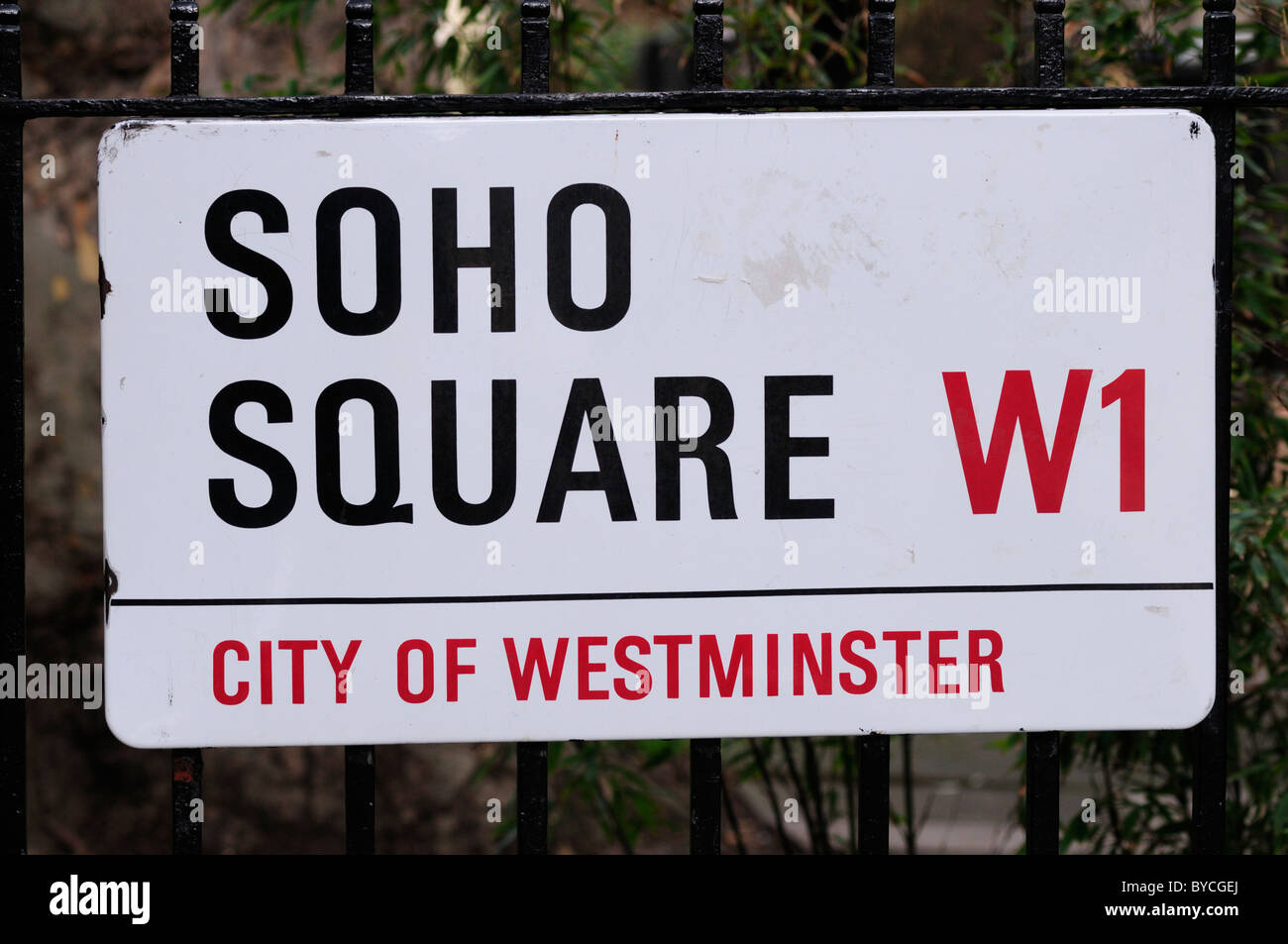 Panneau de rue soho Banque de photographies et d’images à haute ...