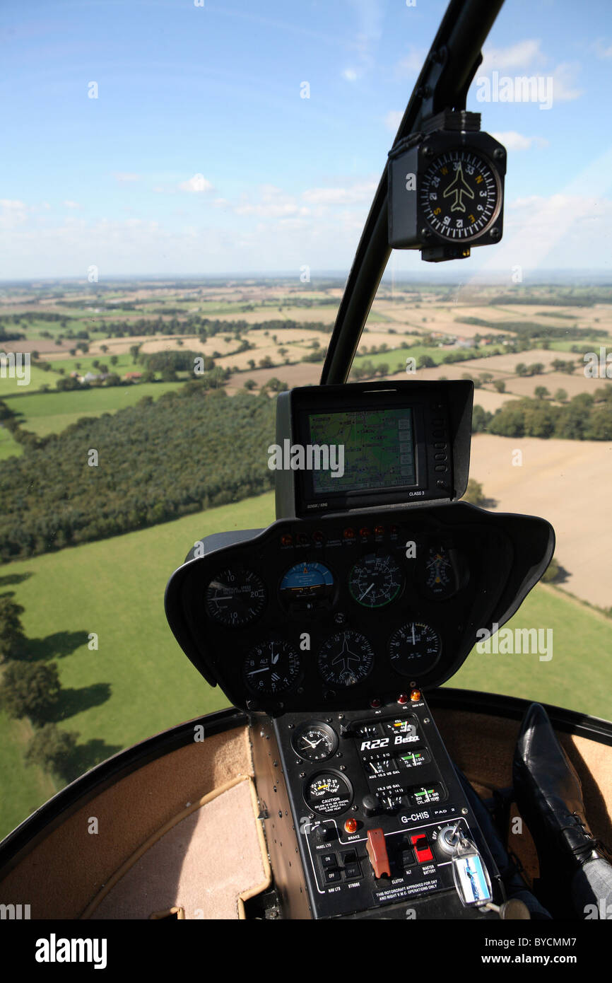 Heli cockpit Banque de photographies et d’images à haute résolution - Alamy