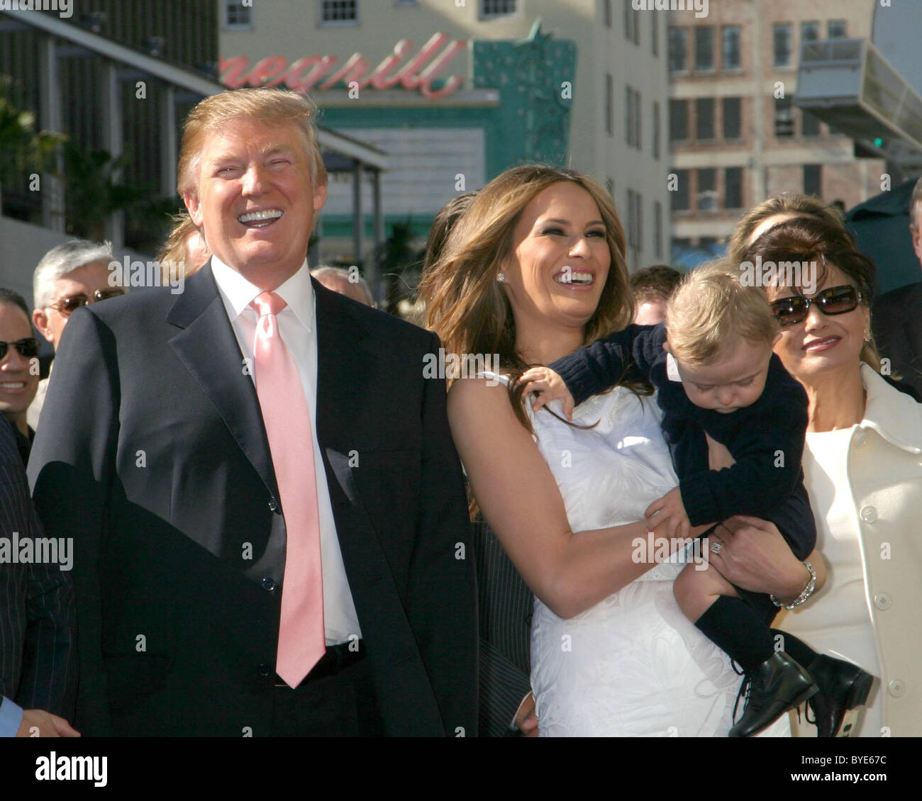 Donald Trump, Melania Trump, fils Barron William Trump Donald Trump ...