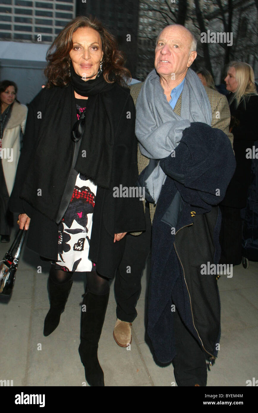Diane von furstenberg and husband barry diller Banque de photographies ...