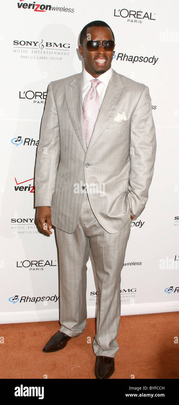 Sean diddy combs clive davis Banque de photographies et d’images à ...