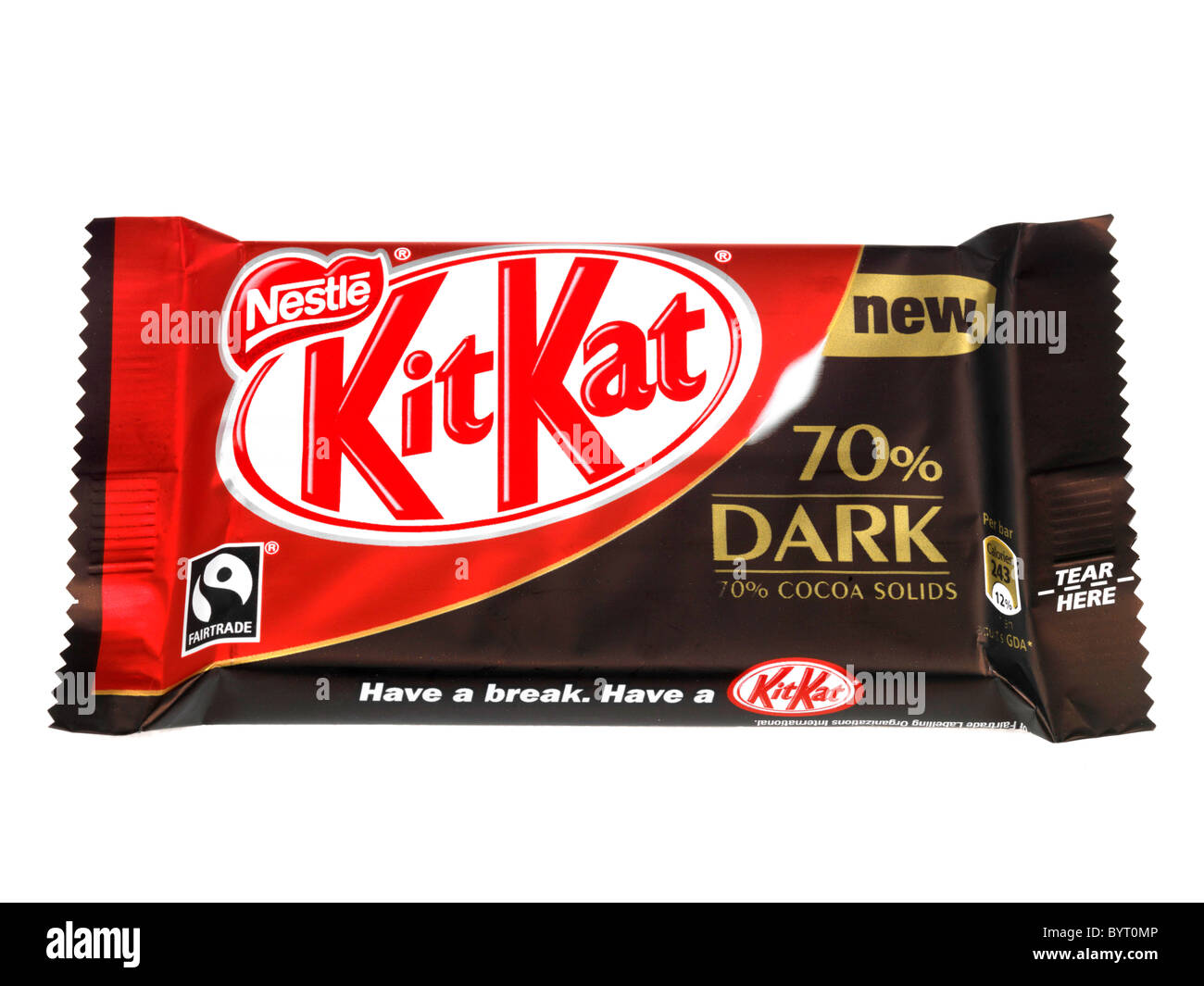 Nestle kit kat dark chocolate bar Banque de photographies et d’images à ...