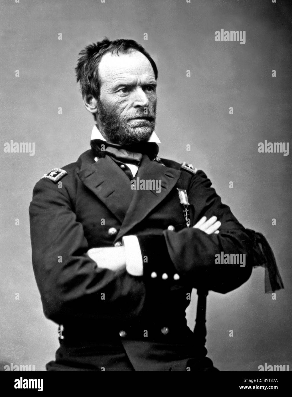Tecumseh sherman Banque d'images noir et blanc - Alamy