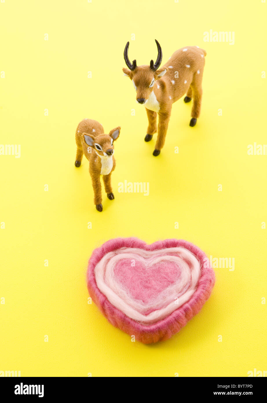 Coeur de cerf Banque de photographies et d’images à haute résolution ...