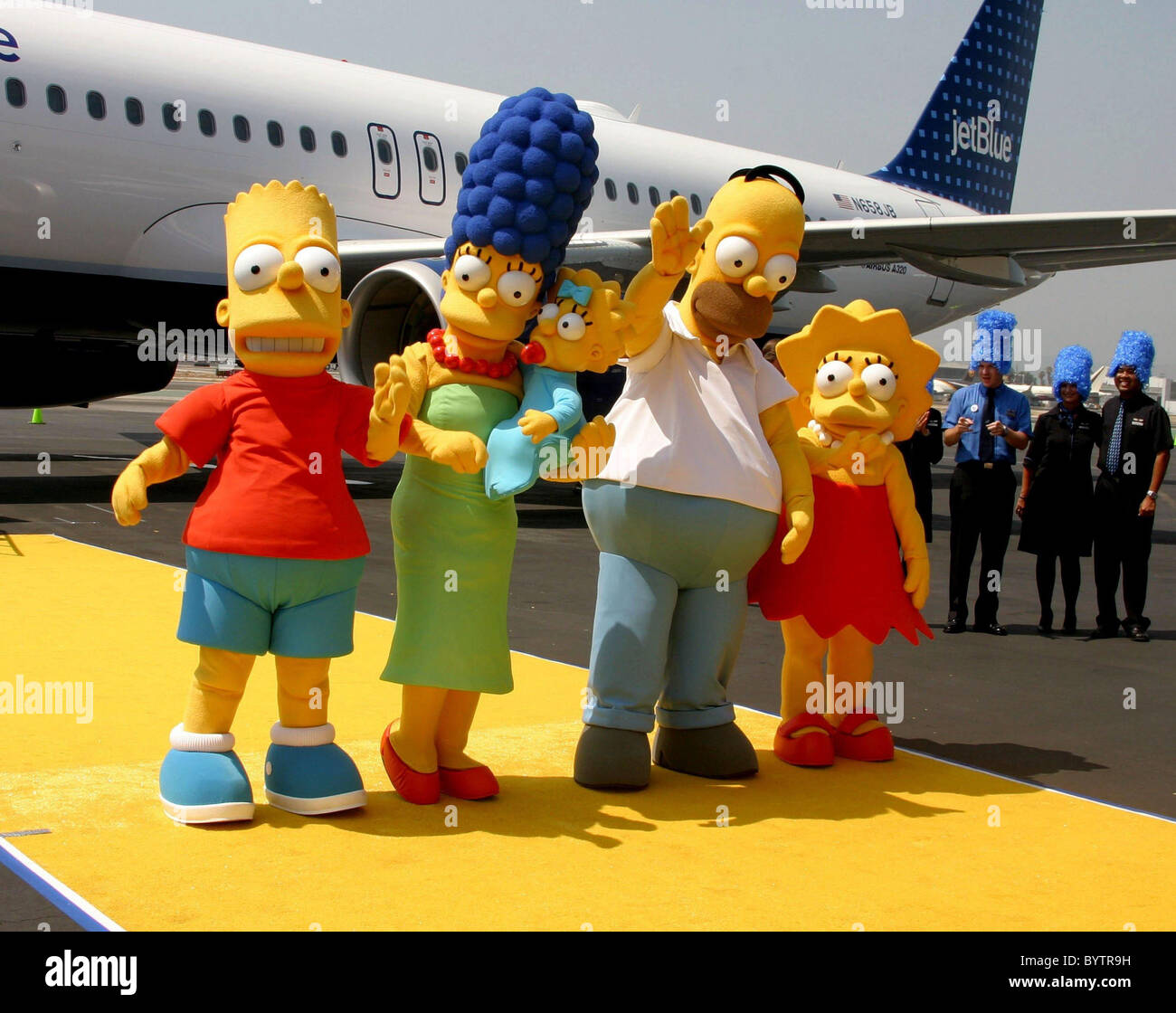 La sortie du film les simpsons Banque de photographies et d’images à ...