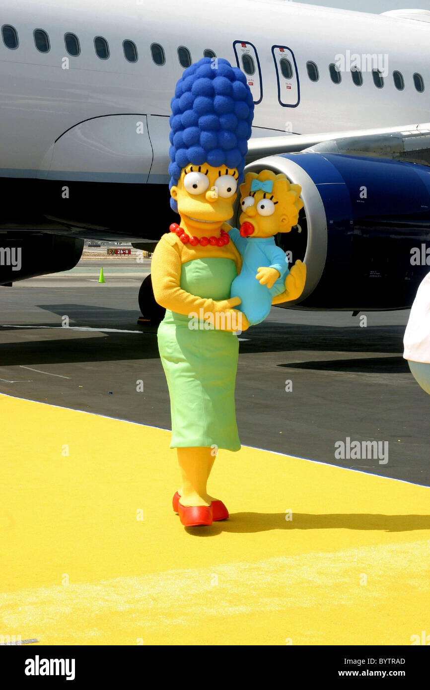 Marge Simpson Jet Blue dévoile l'aéronef en célébration de ' ' The ...