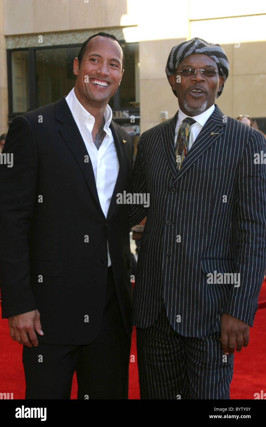 Dwayne johnson and samuel l jackson Banque de photographies et d’images ...