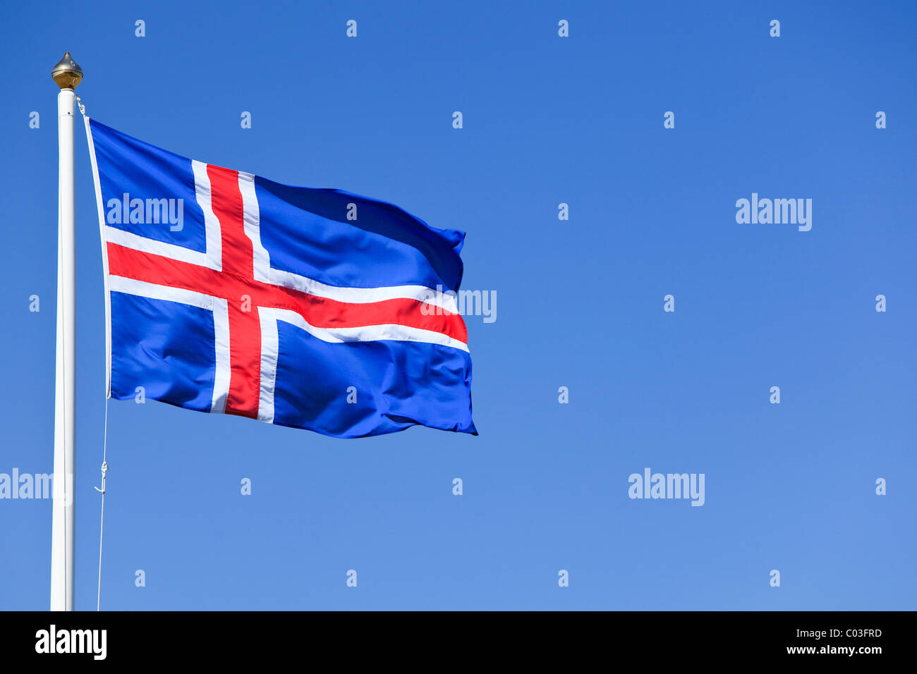 Drapeau national islandais Banque de photographies et d’images à haute ...