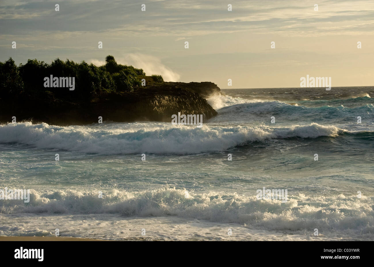 Sandy bay sur Nusa Lembongan, à Bali, l'Indonésie est l'une des plus ...