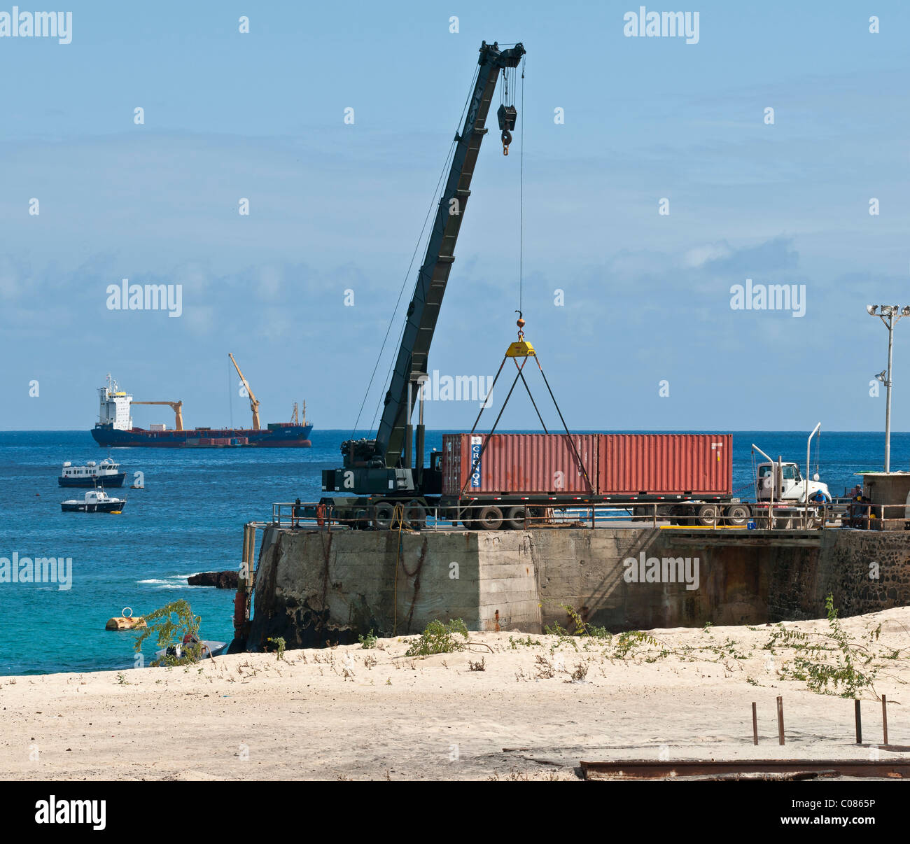 Georgetown Ascension Island Banque d'image et photos - Alamy
