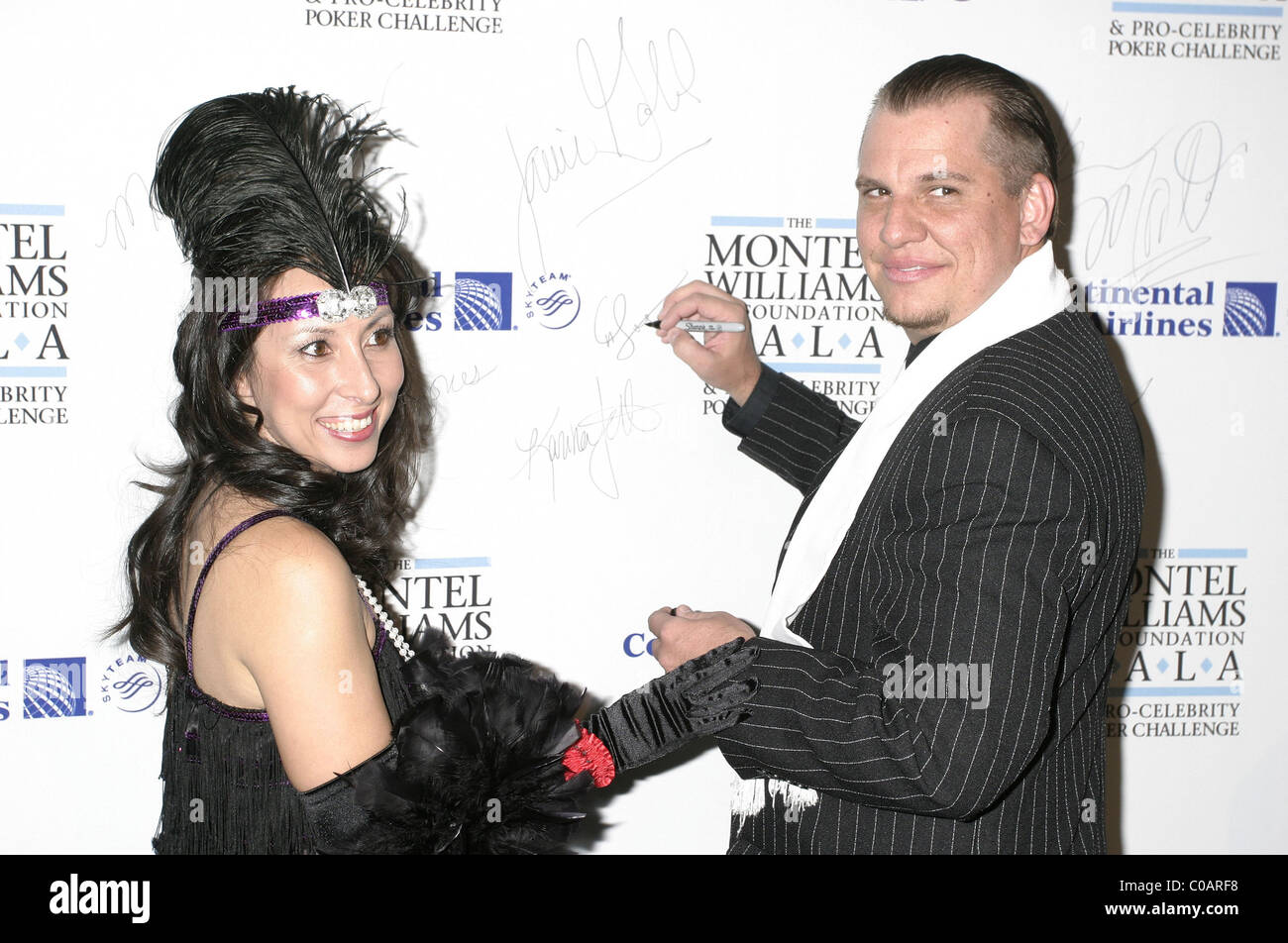 Katrina Jett et Chip Jett le Gala de la fondation de Mme Montel ...