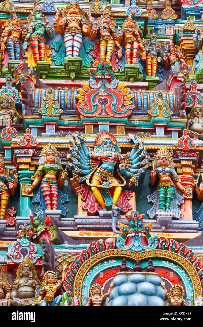 Kali hindu goddess on temple Banque de photographies et d’images à ...