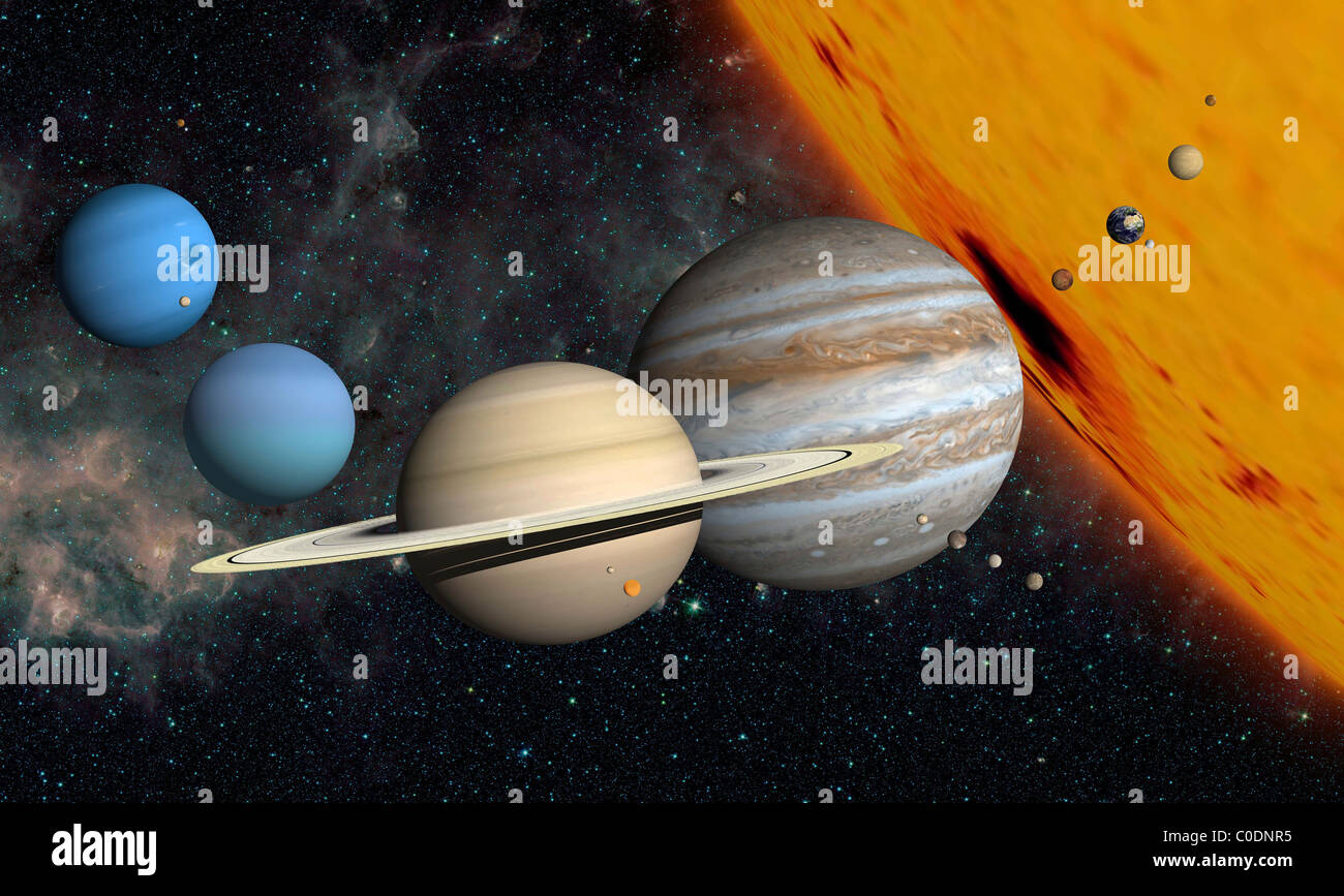 Planets solar system Banque de photographies et d’images à haute ...