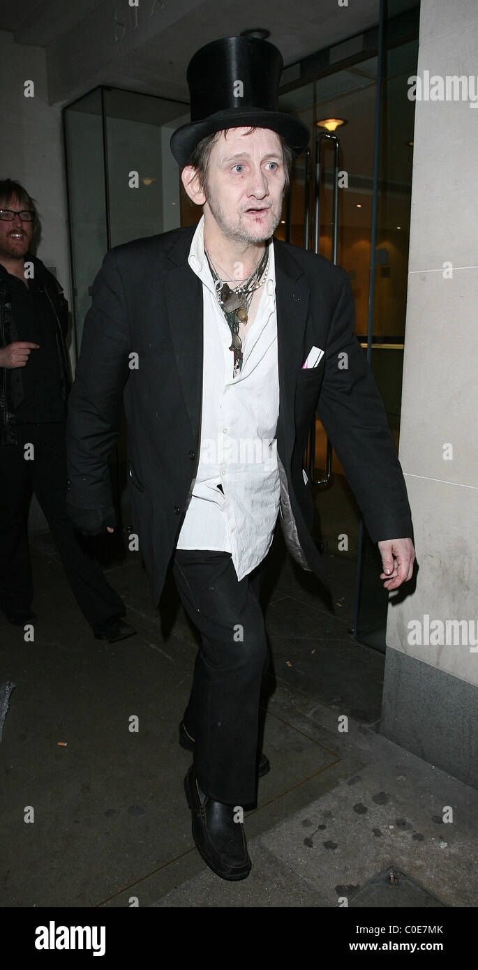 Shane MacGowan des Pogues vodka Belvedere Jagger Dagger fête de ...