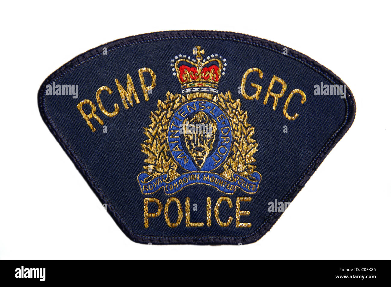 Royal canadian mounted police badge Banque d'images détourées - Alamy