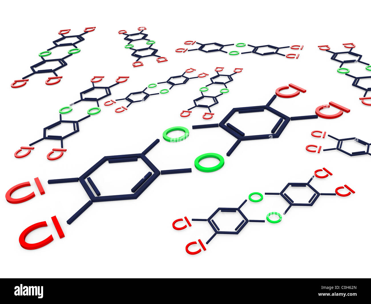Dioxin molecular Banque de photographies et d’images à haute résolution ...