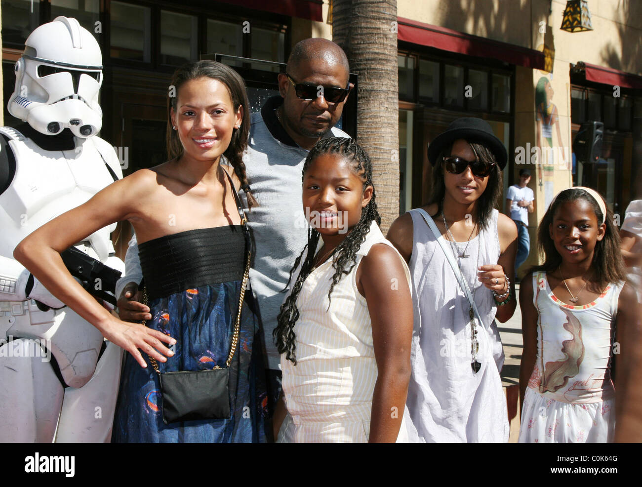 Forest whitaker keisha whitaker family Banque de photographies et d ...