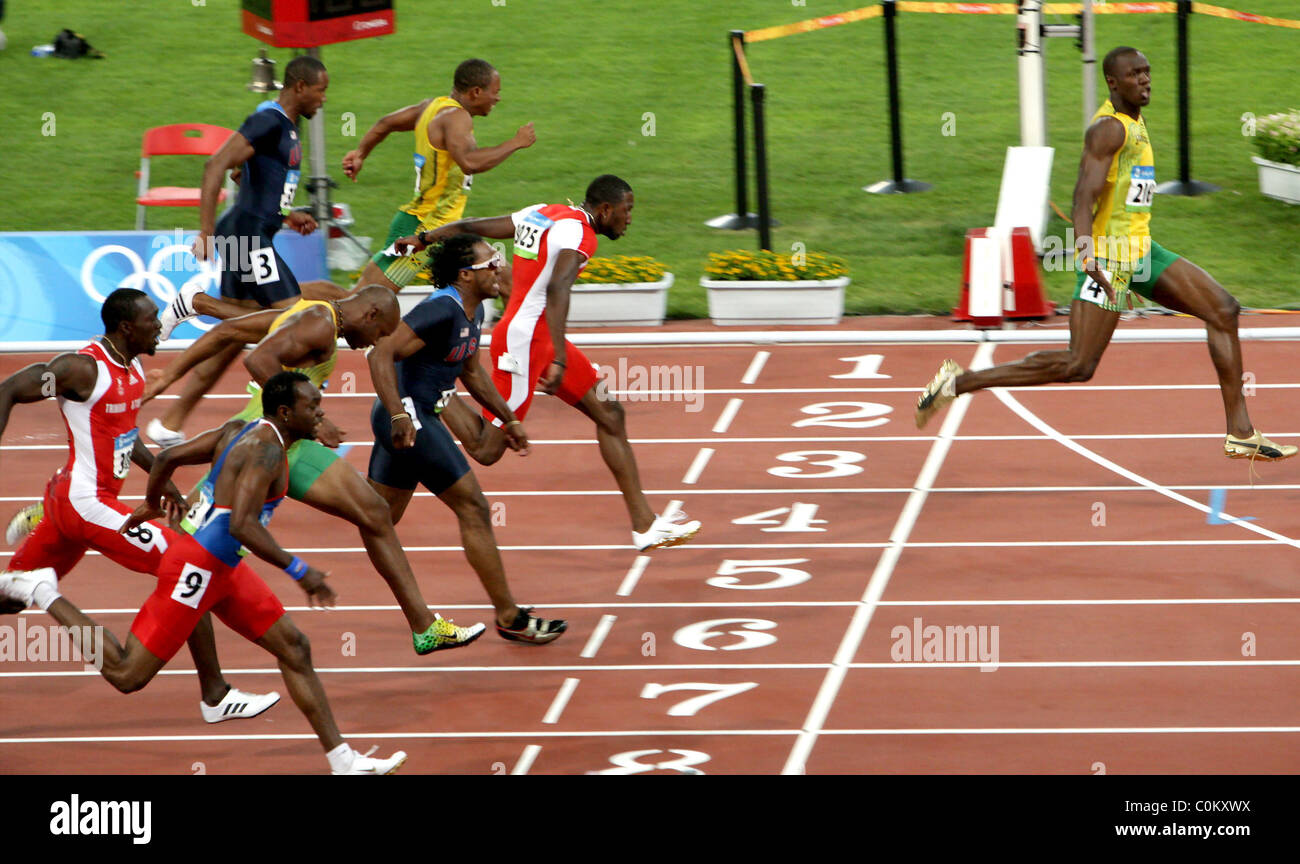 Usain bolt 100m Banque de photographies et d’images à haute résolution ...