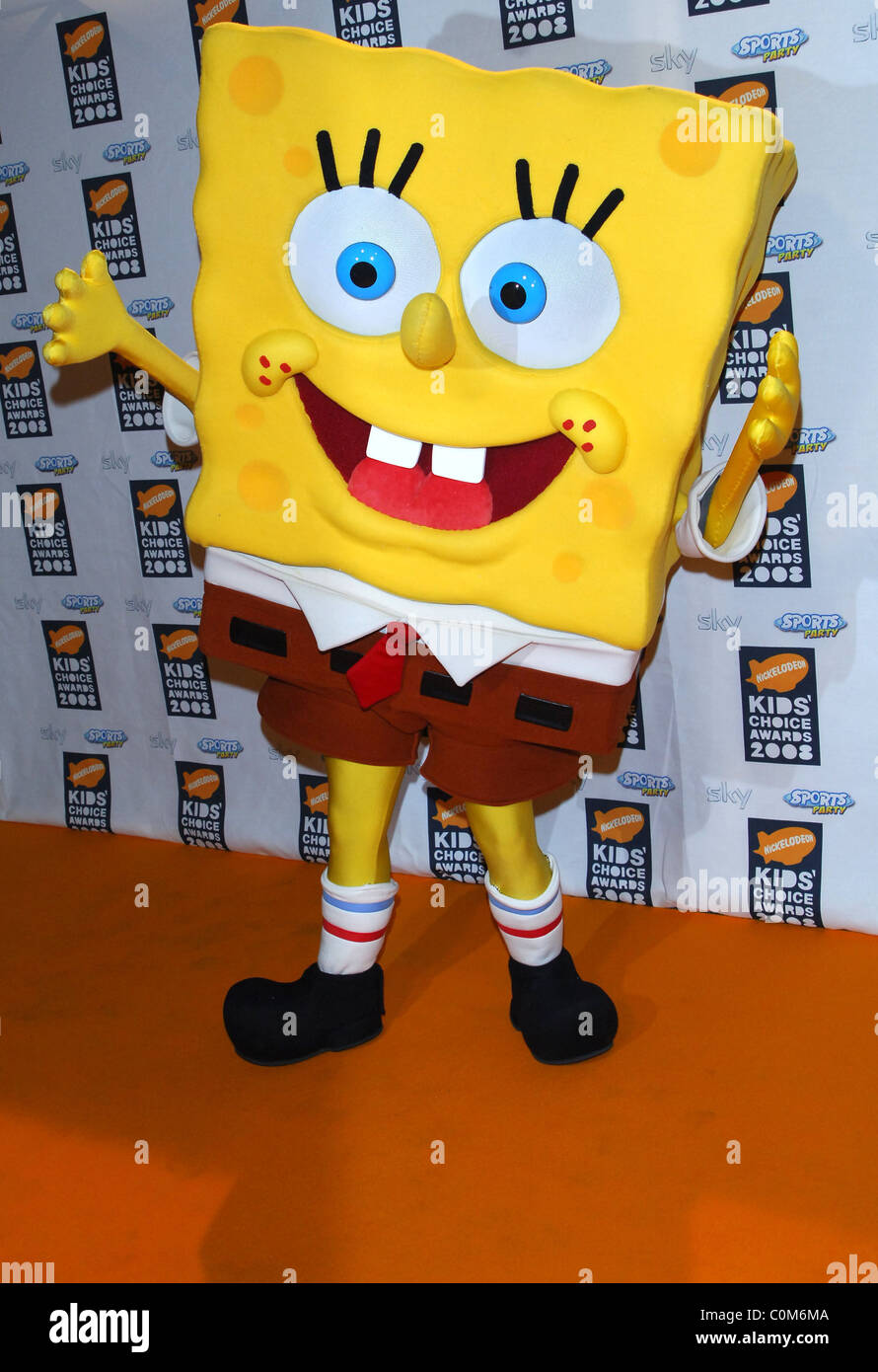 SpongeBob SquarePants Nickelodeon Kids' Choice Awards UK 2008 à ExCeL ...