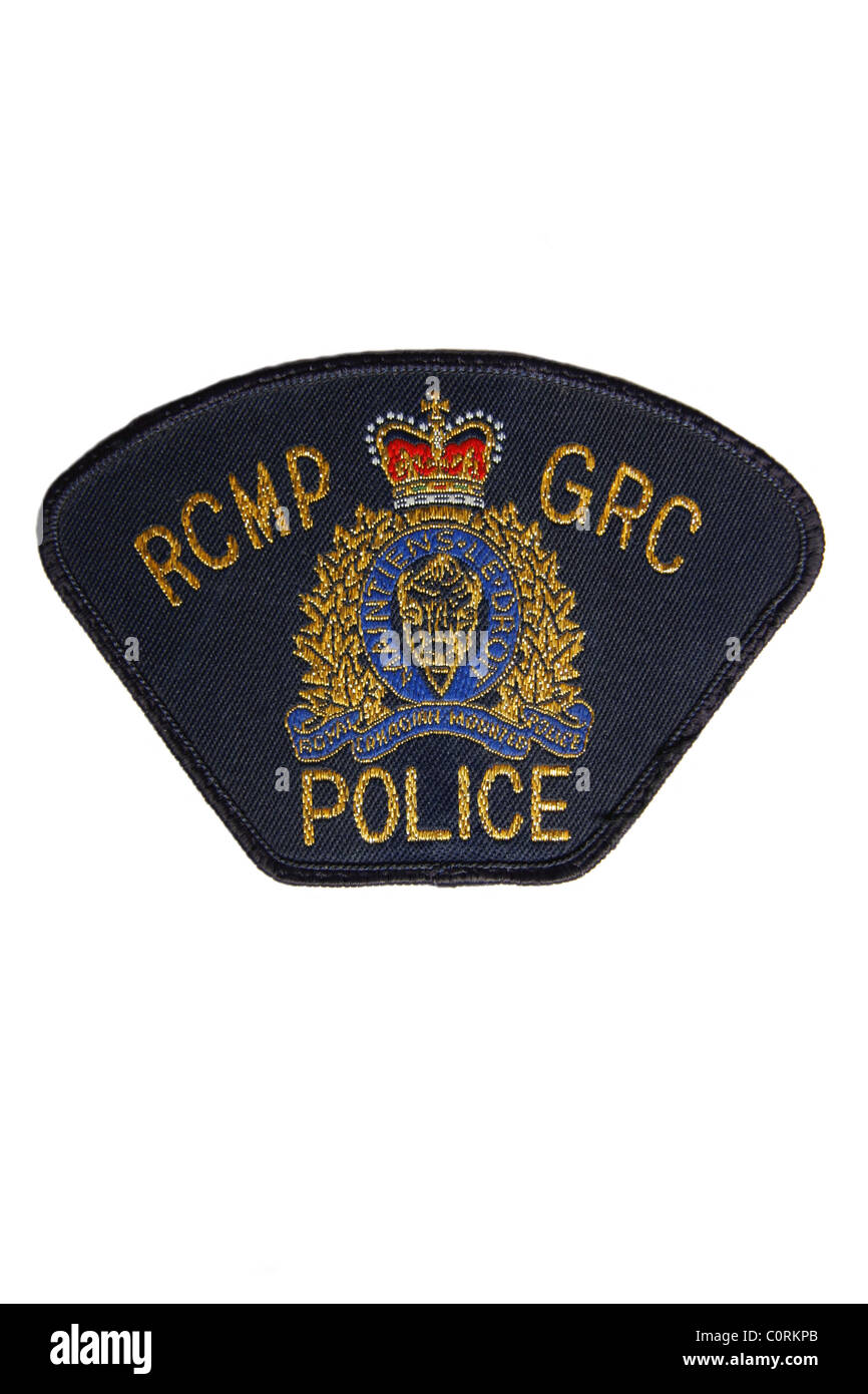 Royal canadian mounted police badge Banque d'images détourées - Alamy
