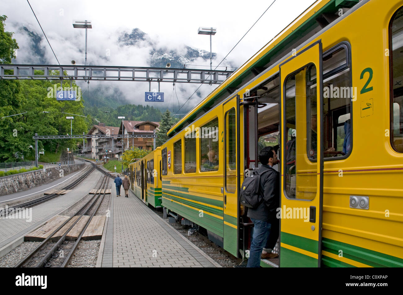 Station de wengen Banque de photographies et d’images à haute ...