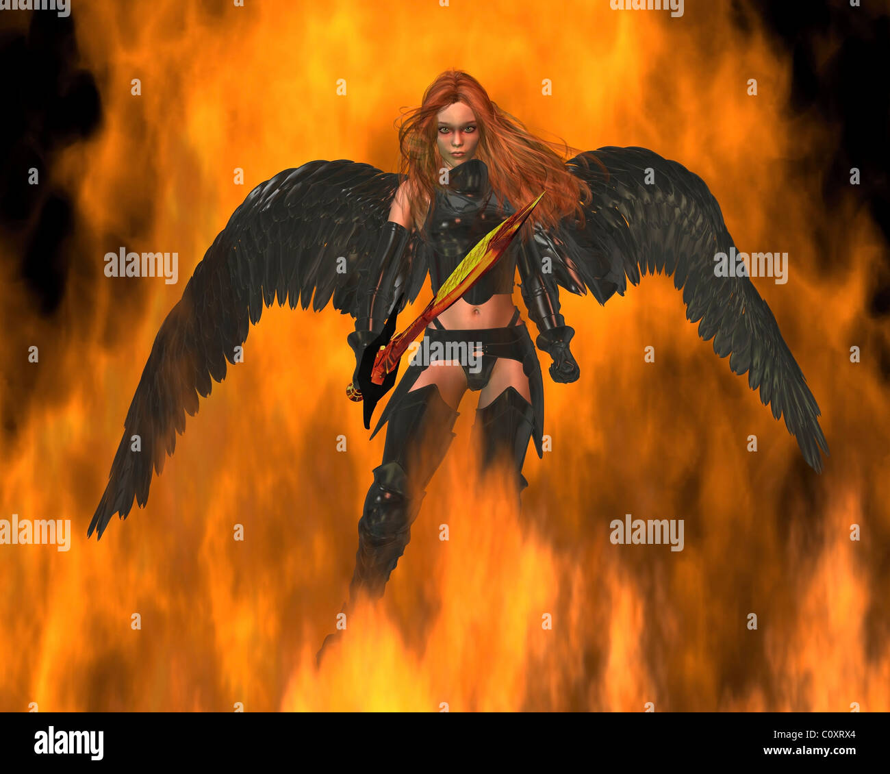 Ange de feu Banque de photographies et d’images à haute résolution - Alamy