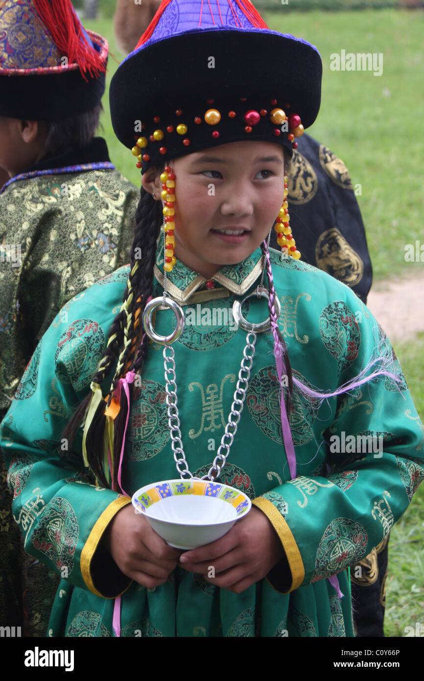 Festival national du costume mongol Banque de photographies et d’images ...