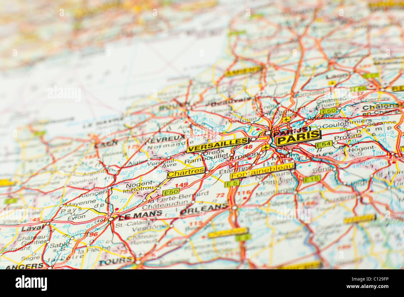 France map Banque de photographies et d’images à haute résolution - Alamy