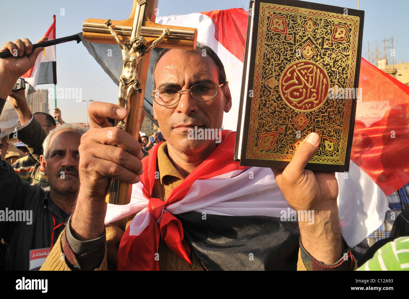 Scènes de célébration de la place Tahrir après la nomination du nouveau ...