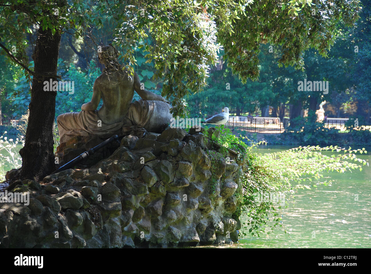 Statue villa borghese gardens rome Banque de photographies et d’images ...