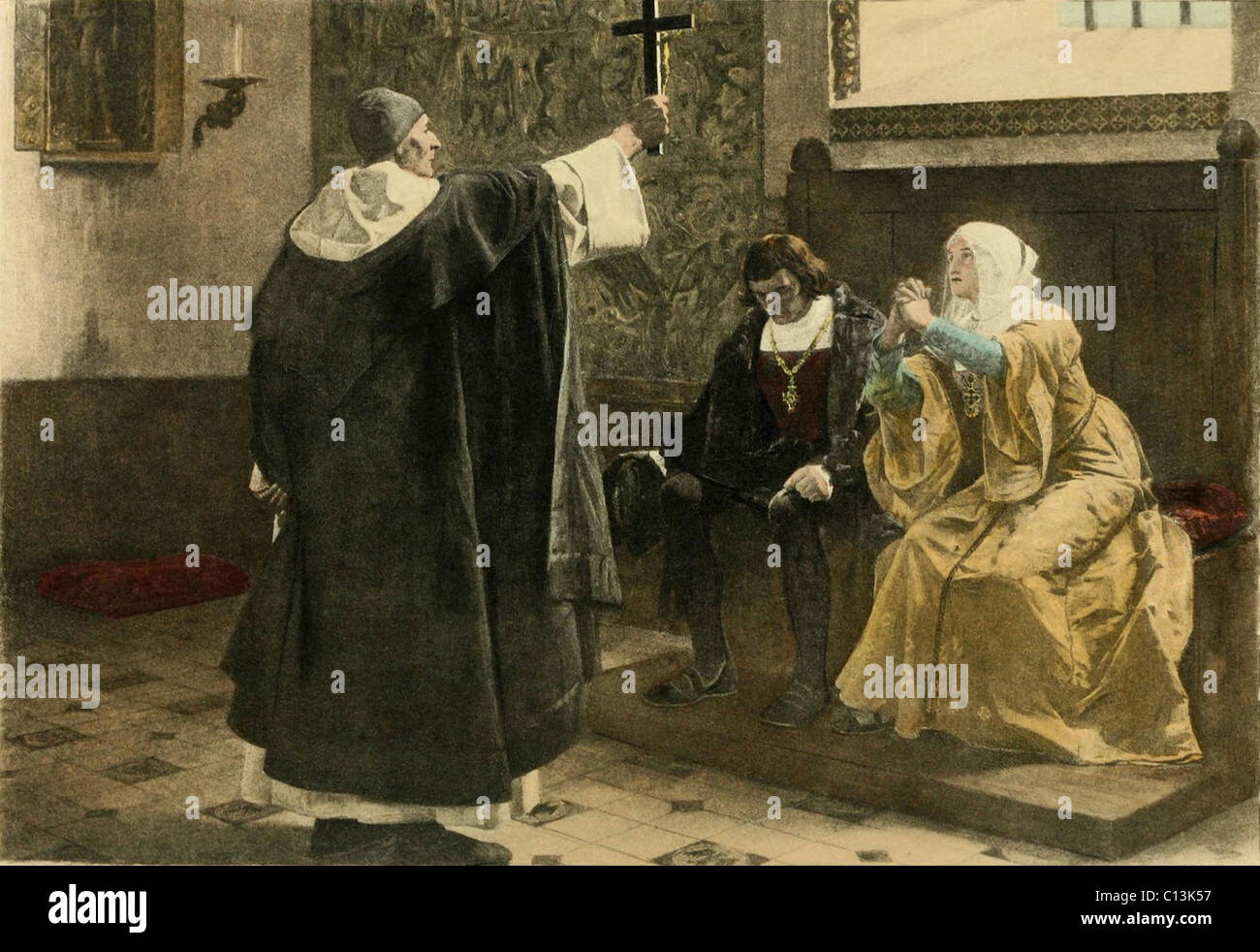 Le Inquisitor-General, Tomás de Torquemada (1420-1492), a lancé un ...