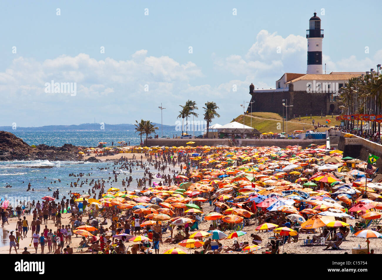 Praia do farol da barra beach Banque de photographies et d’images à ...