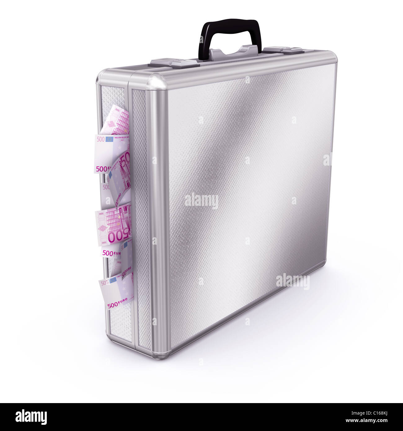 Mallette pleine de billets de 500 Euros Photo Stock - Alamy