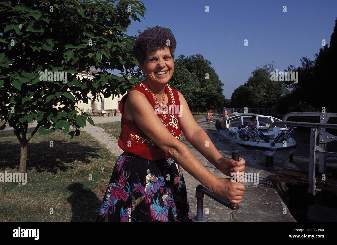 La France, l'Aude, le Canal du Midi Florence Ramon, un des derniers ...