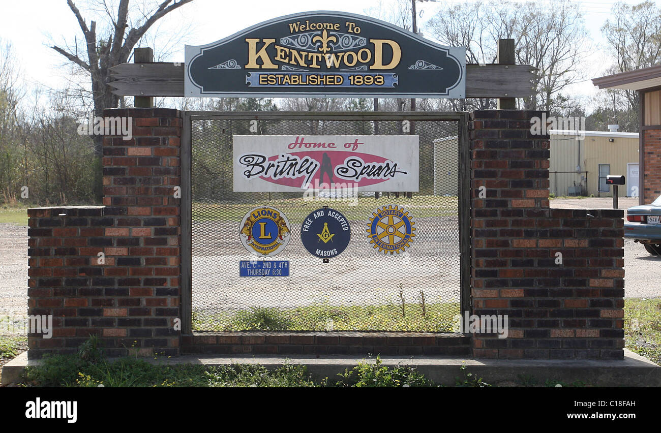 Kentwood, ville natale de Britney Spears Kentwood, Louisiane - 03.03.09 ...