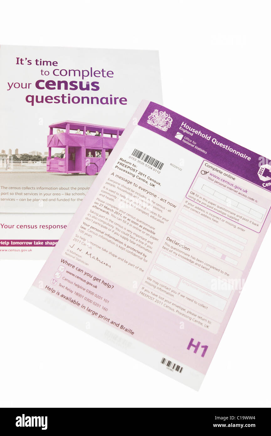 Remplir le formulaire de recensement Banque de photographies et d ...