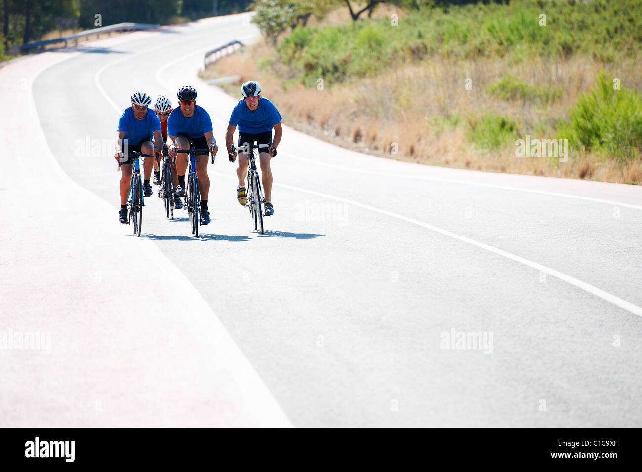 Course de vélos Banque de photographies et d’images à haute résolution ...