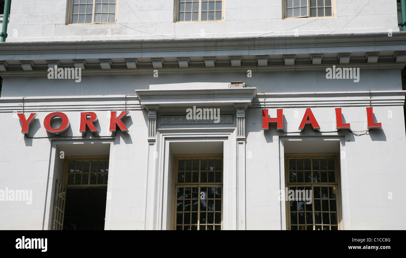 York hall dans le bethnal green Banque de photographies et d’images à ...